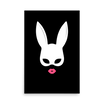 Follow The White Rabbit Poster | Rabbit Mask Wall Print – THE WALL SNOB