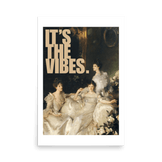 It's The Vibes, Poster | Modern Vintage Wall Art – THE WALL SNOB