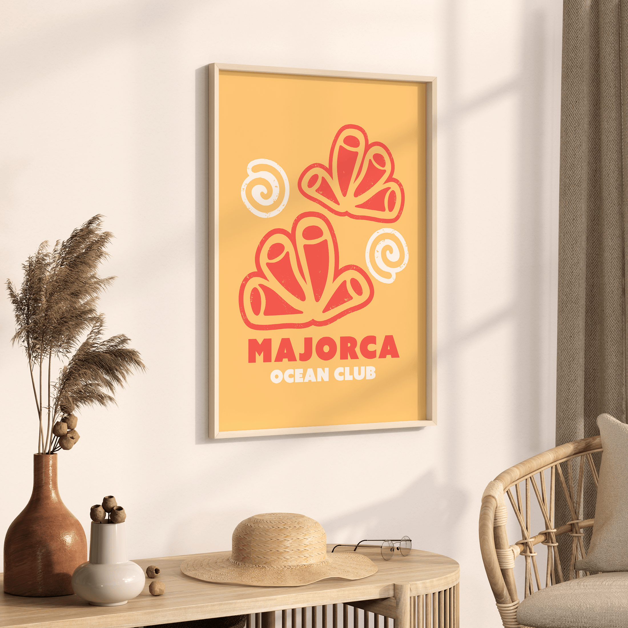 Travel Prints | Majorca Ocean Club Print – THE WALL SNOB