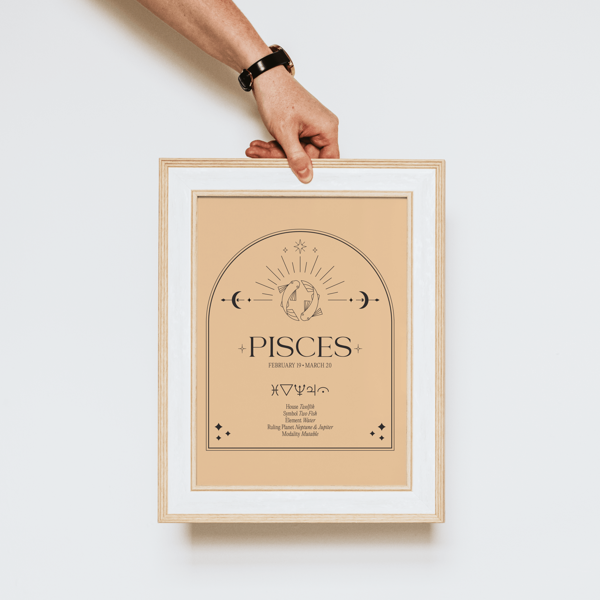 Pisces Element, Poster | Aesthetic Boho Zodiac Wall Prints – THE WALL SNOB