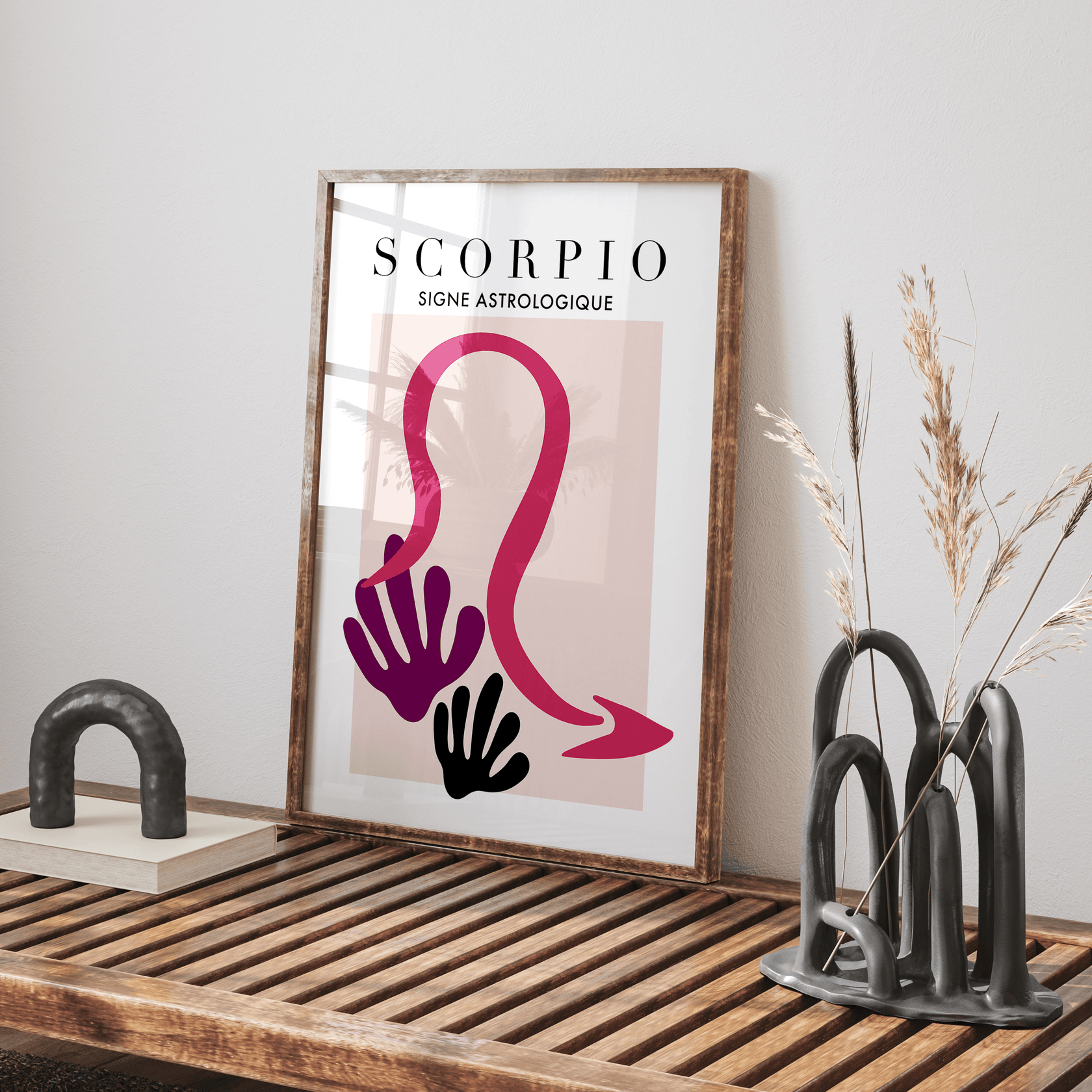 Scorpio Cutouts Poster | Matisse Cut Outs Zodiac Wall Prints – THE WALL ...