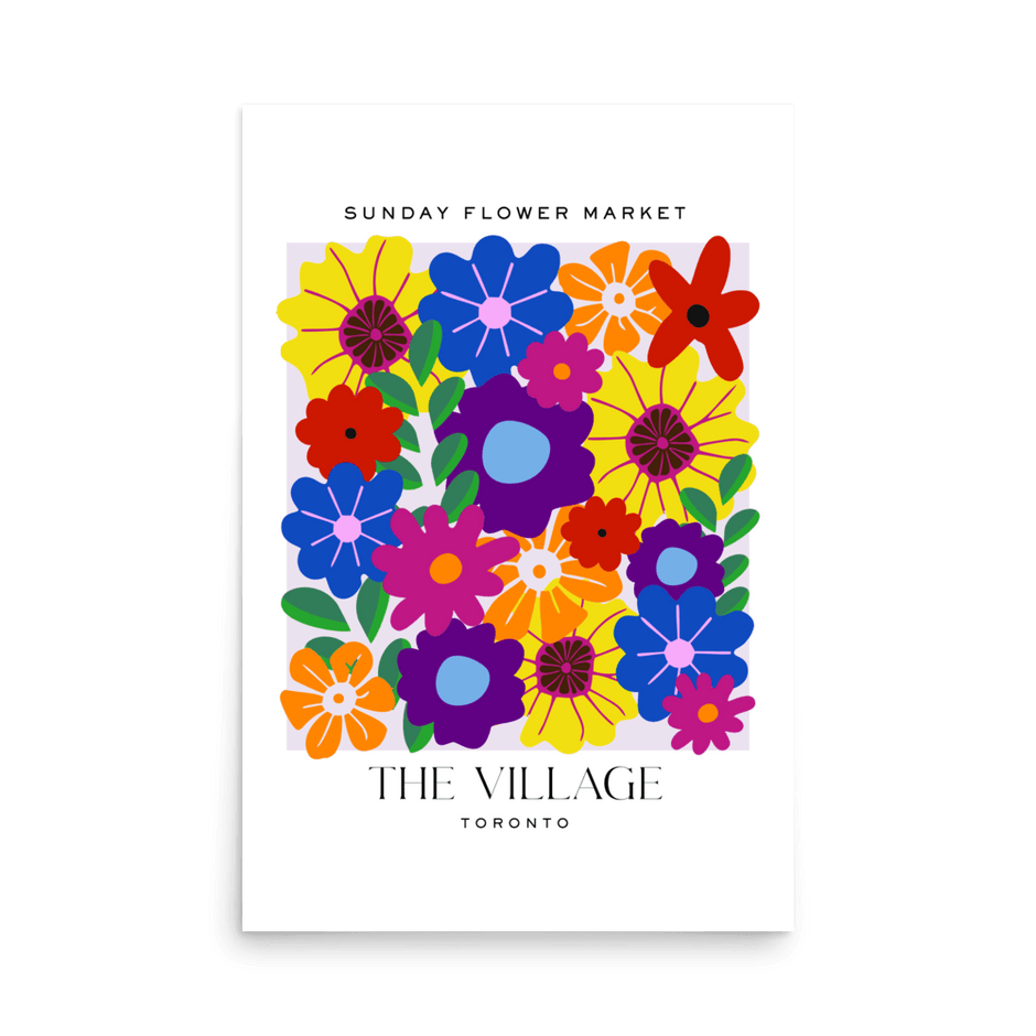 Flower Market Posters: Bright, Colourful Wall Art – THE WALL SNOB