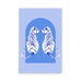 Tigress Arch Arctic Poster | Trendy Tiger Wall Print Decor – THE WALL SNOB