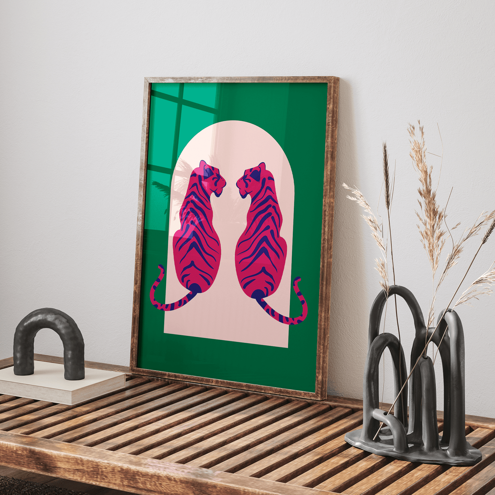 Trendy Tiger Wall Poster – Vibrant Art for Year of The Tiger – THE WALL ...